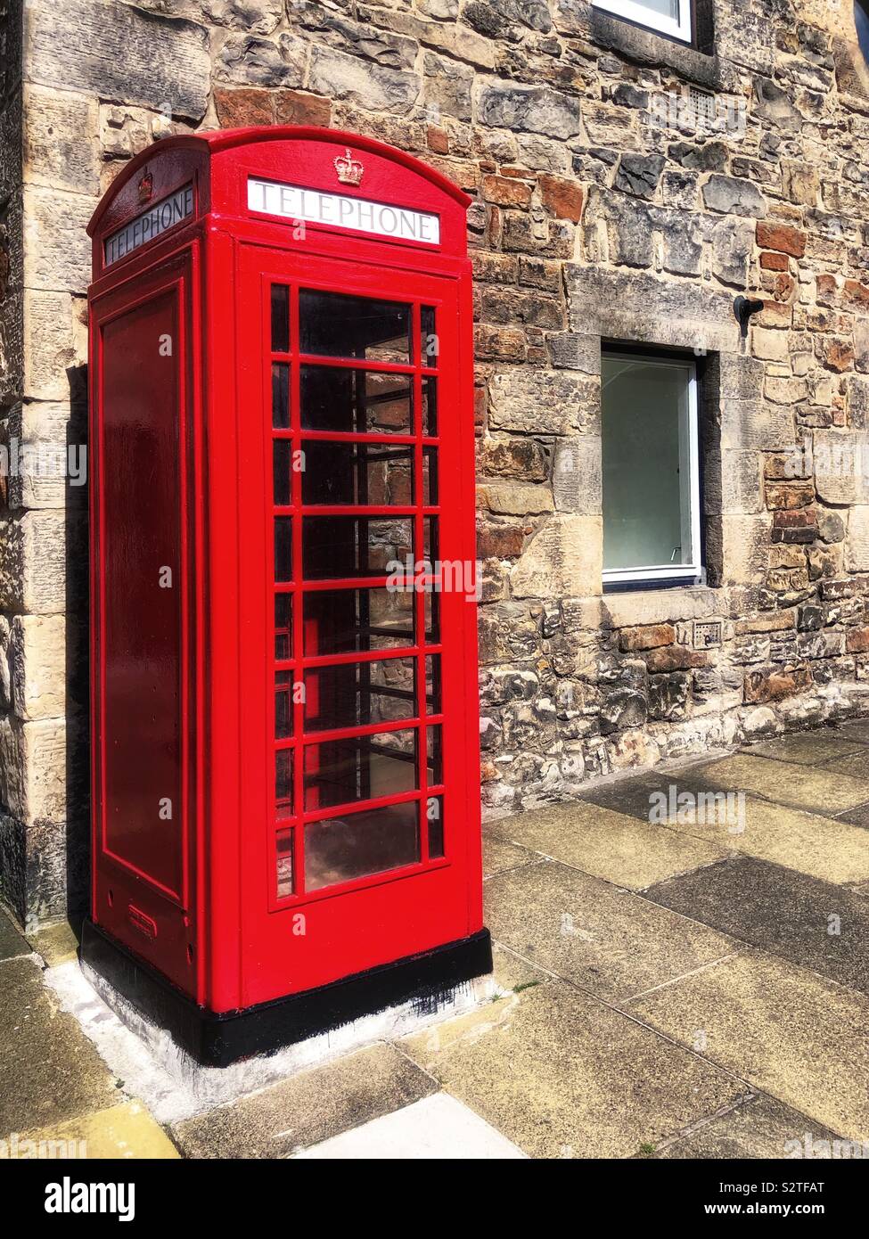 Red telephone box Stock Photo - Alamy