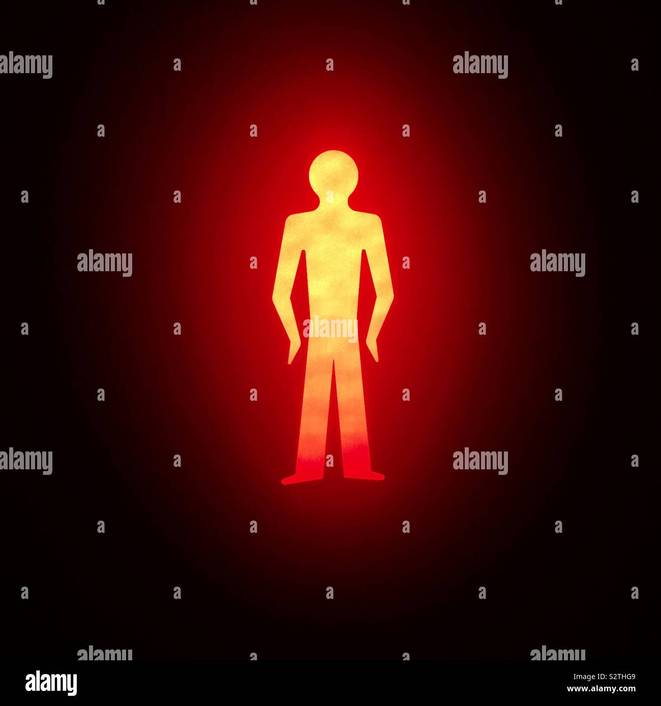 Dont walk red man crossing hi-res stock photography and images - Alamy