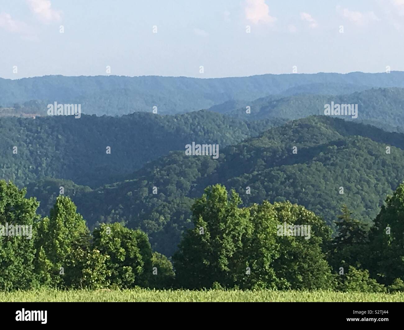 Mountain top view from Virginia Stock Photo - Alamy
