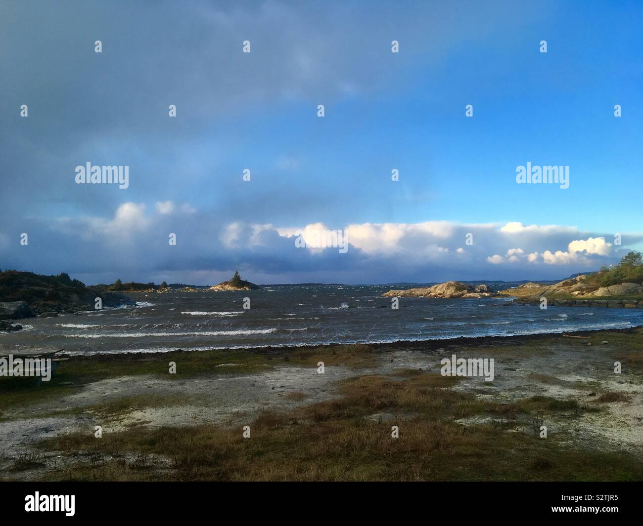 On the beach a Sunny day in December Stock Photo - Alamy