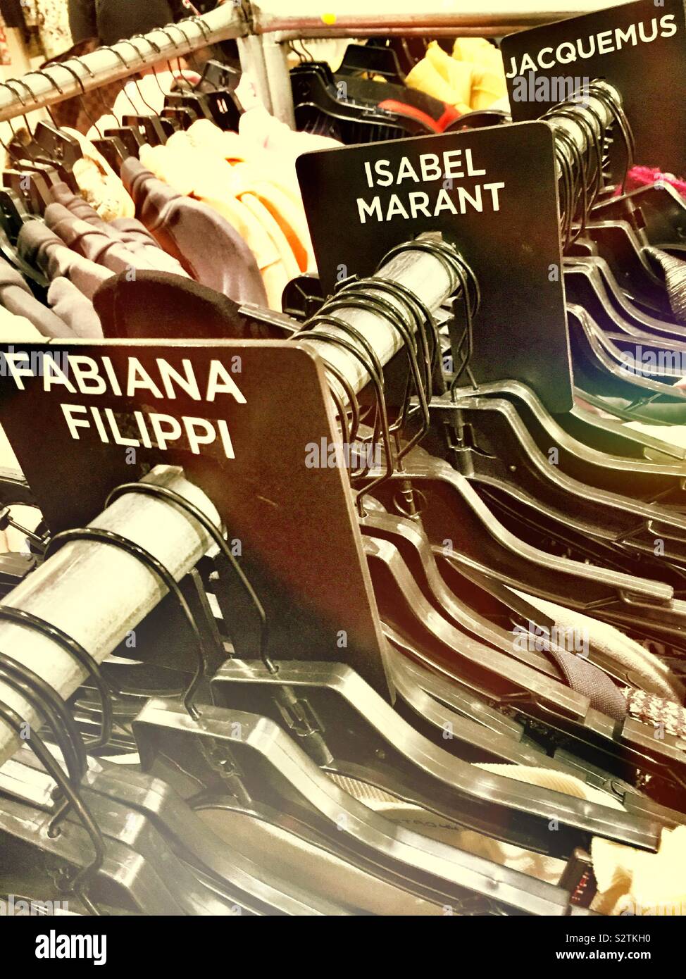 Racks of clothing store hi-res stock photography and images - Alamy