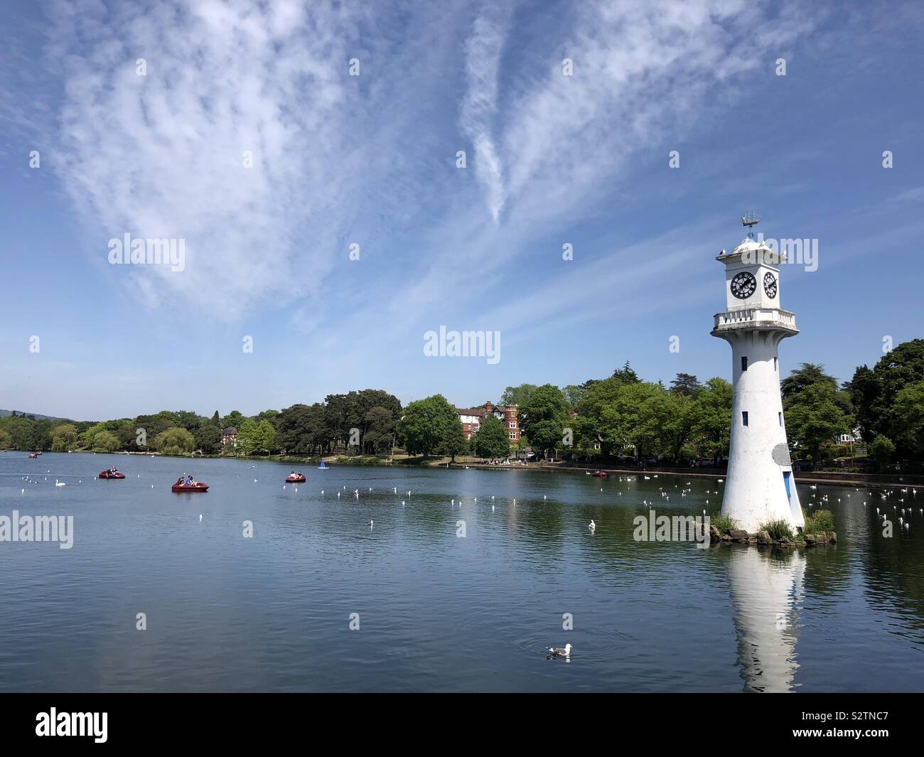 Roath Park Lake, Cardiff Stock Photo - Alamy