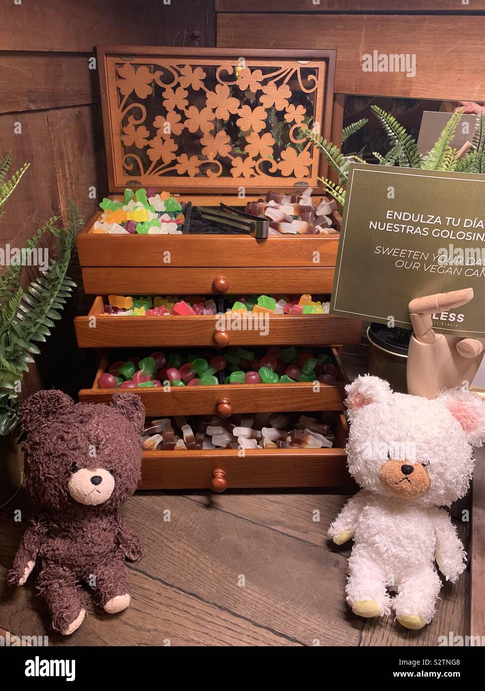 Bears with sweets Stock Photo - Alamy