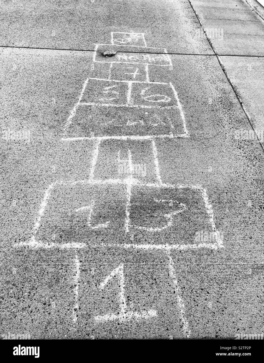 Hopscotch street hi-res stock photography and images - Alamy