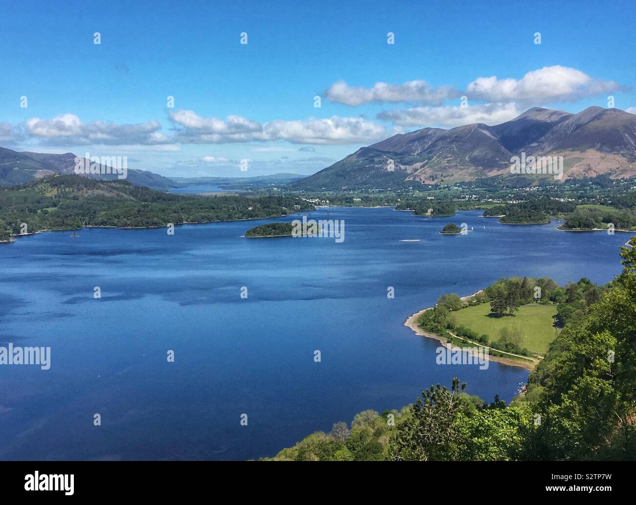 Derwentwater from Surprise View Cumbria England UK Stock Photo - Alamy