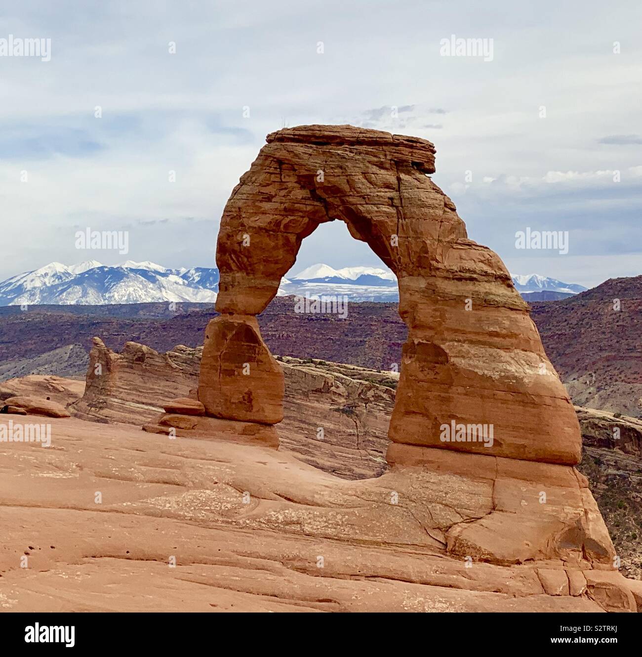 Delicate arch hike hi-res stock photography and images - Alamy