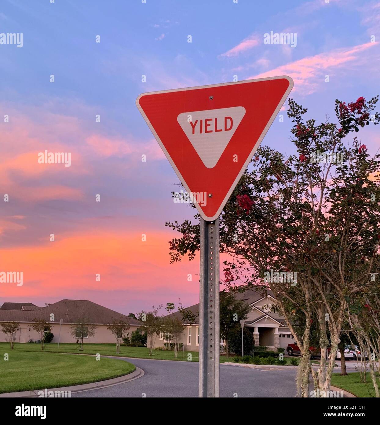 Yield Street Sign
