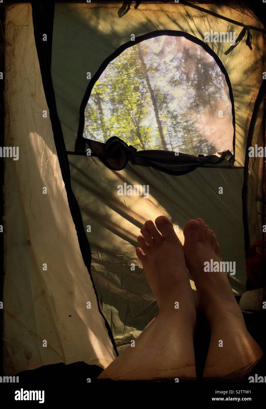 Inside a tent hi-res stock photography and images - Alamy