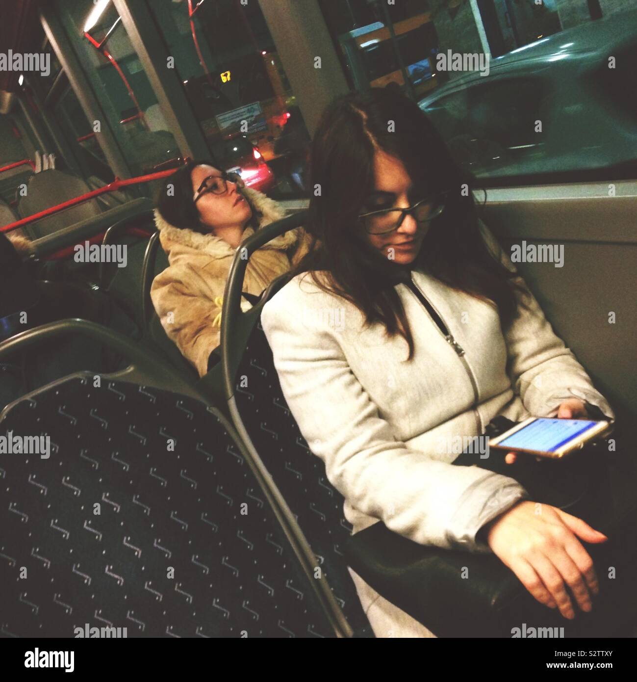 Bus interior in Lombardia, Italia, in 2018 Stock Photo - Alamy