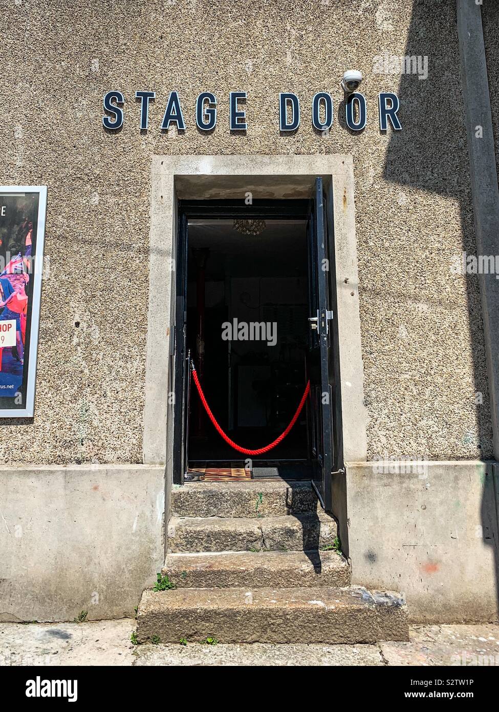 Stage door of a theatre Stock Photo - Alamy