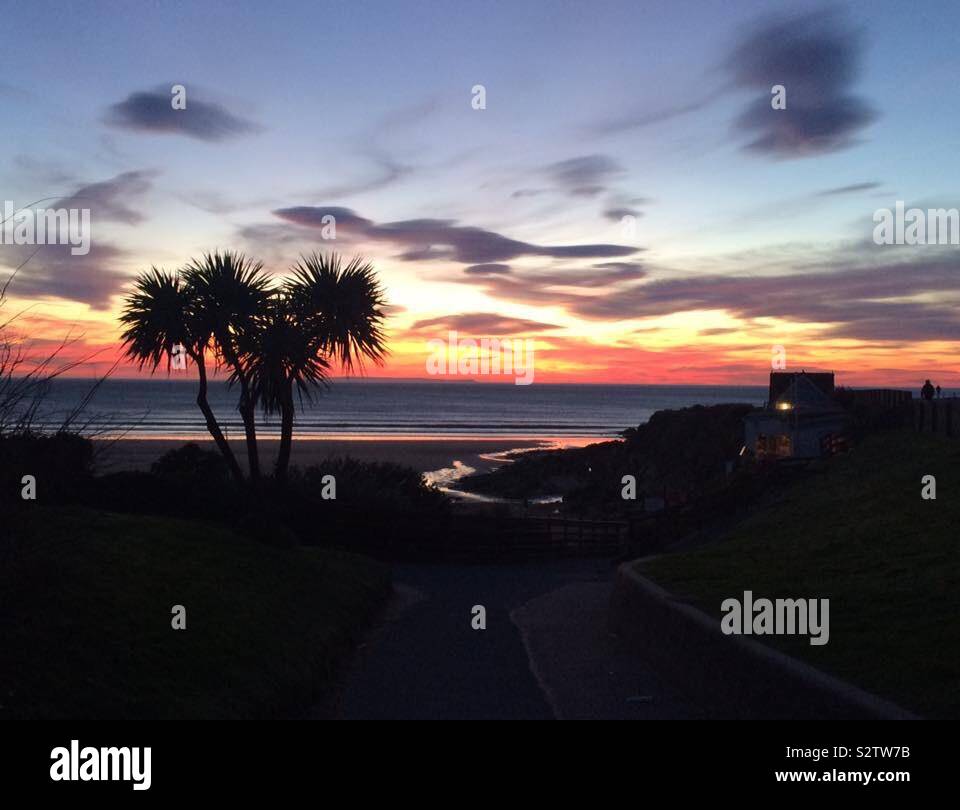 Woolacombe, north Devon Stock Photo - Alamy
