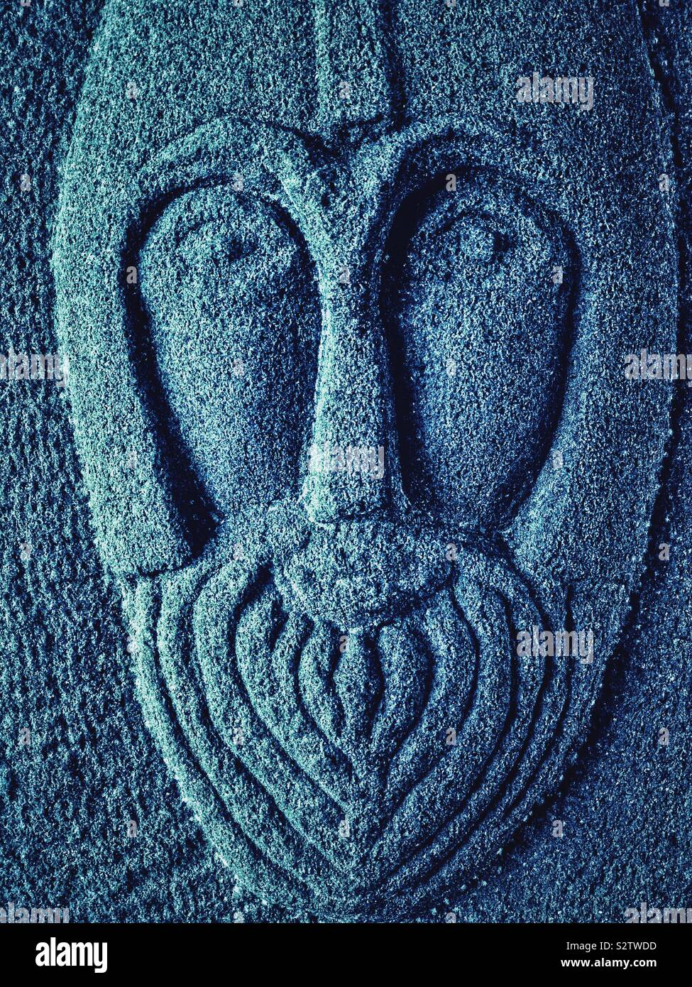 Anglo saxon warrior sculpture hi-res stock photography and images - Alamy