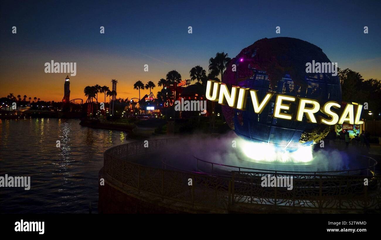 Universal studios orlando night hi-res stock photography and images - Alamy