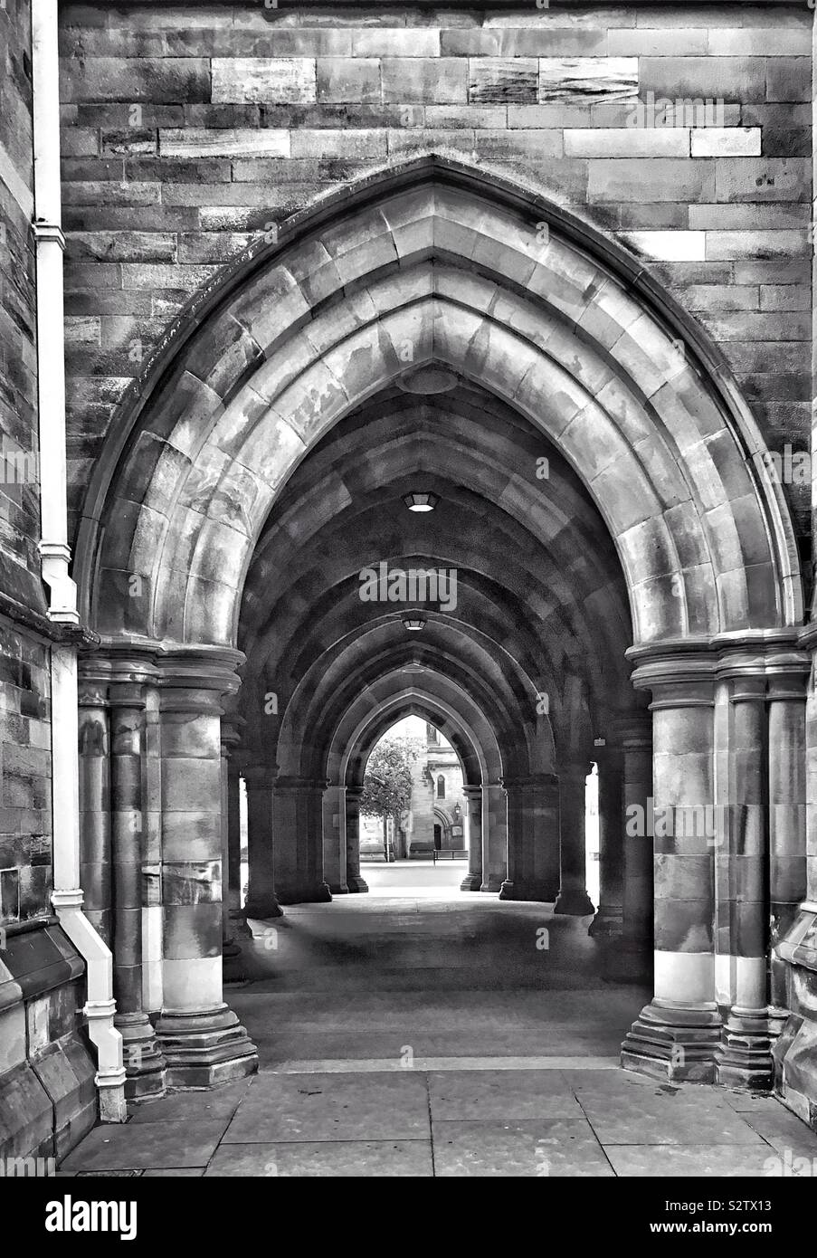 Gilbert Scott Building at Glasgow University Stock Photo - Alamy