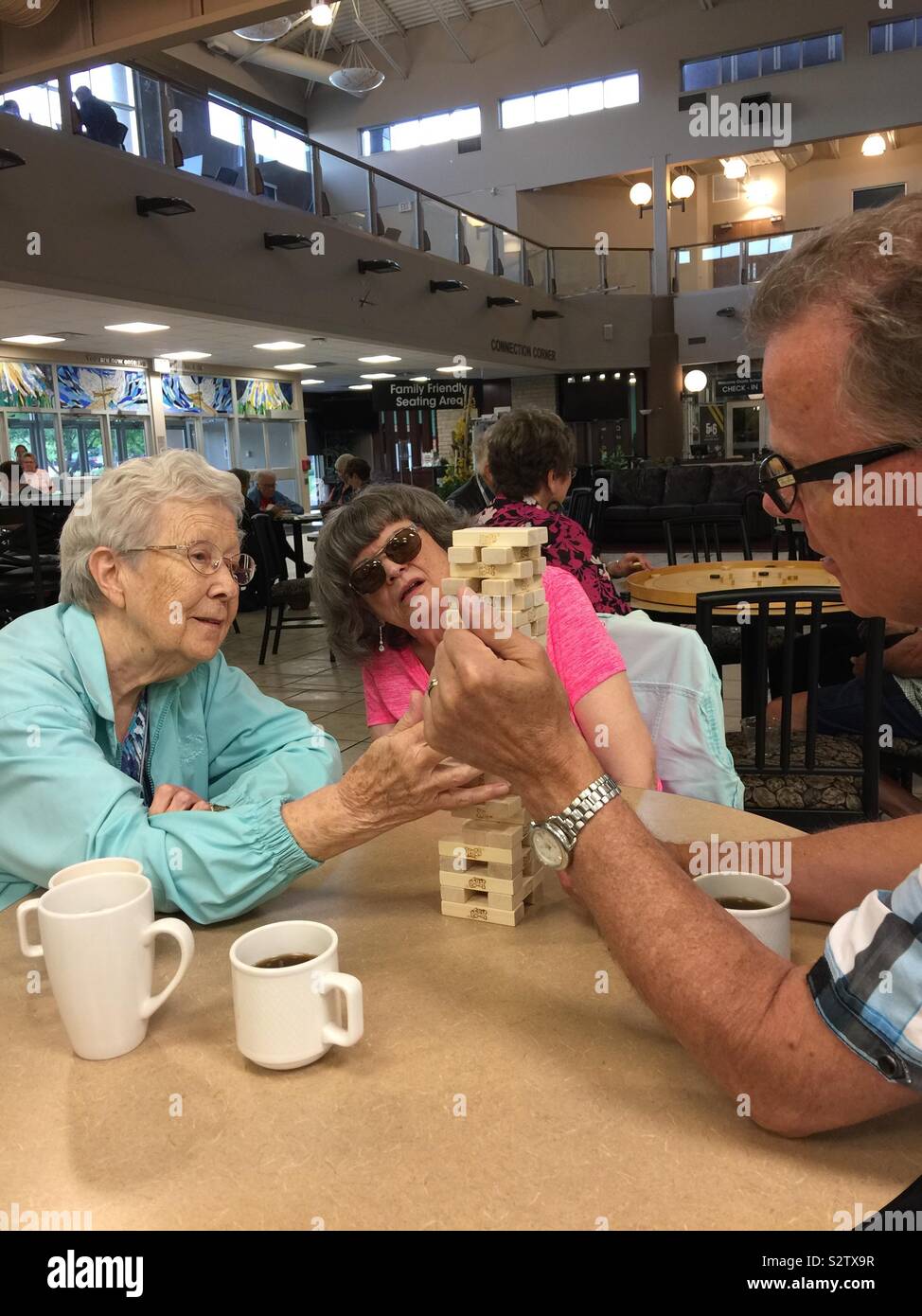 Table game, jenga Stock Photo - Alamy