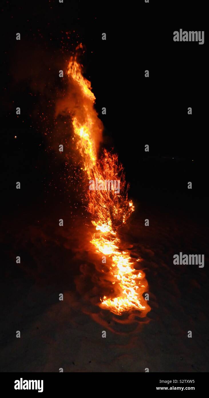 Burning desert hi-res stock photography and images - Alamy