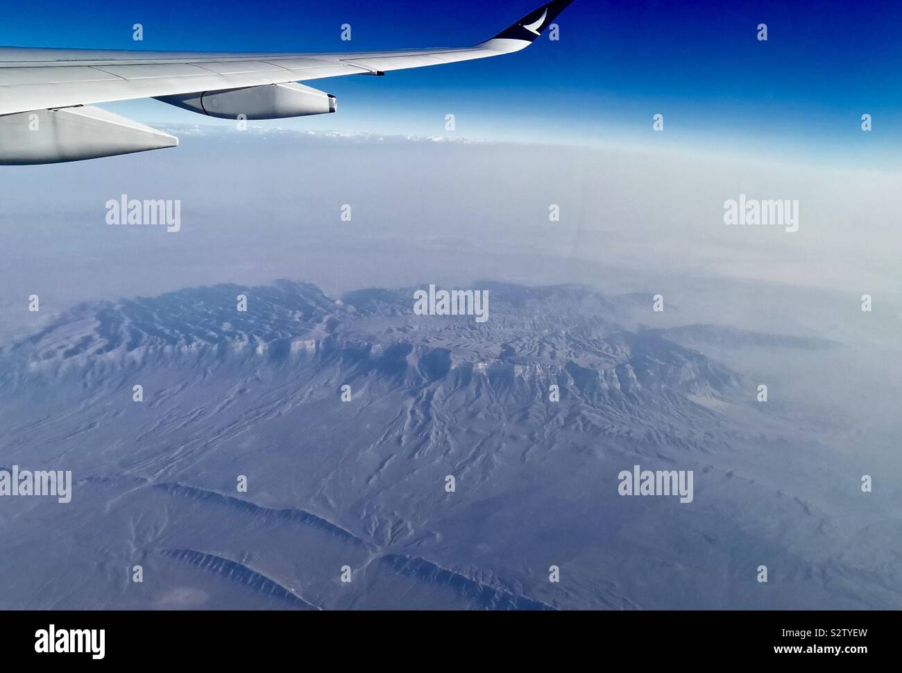 Flying over the deserts of Turkmenistan Stock Photo - Alamy