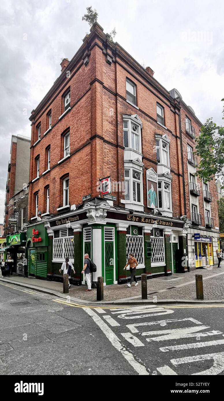 The Lord Edward pub in Dublin, Ireland Stock Photo - Alamy