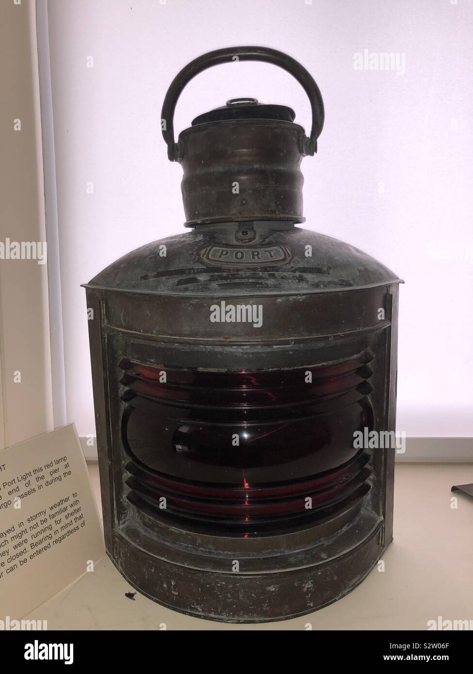 A port lamp Stock Photo - Alamy