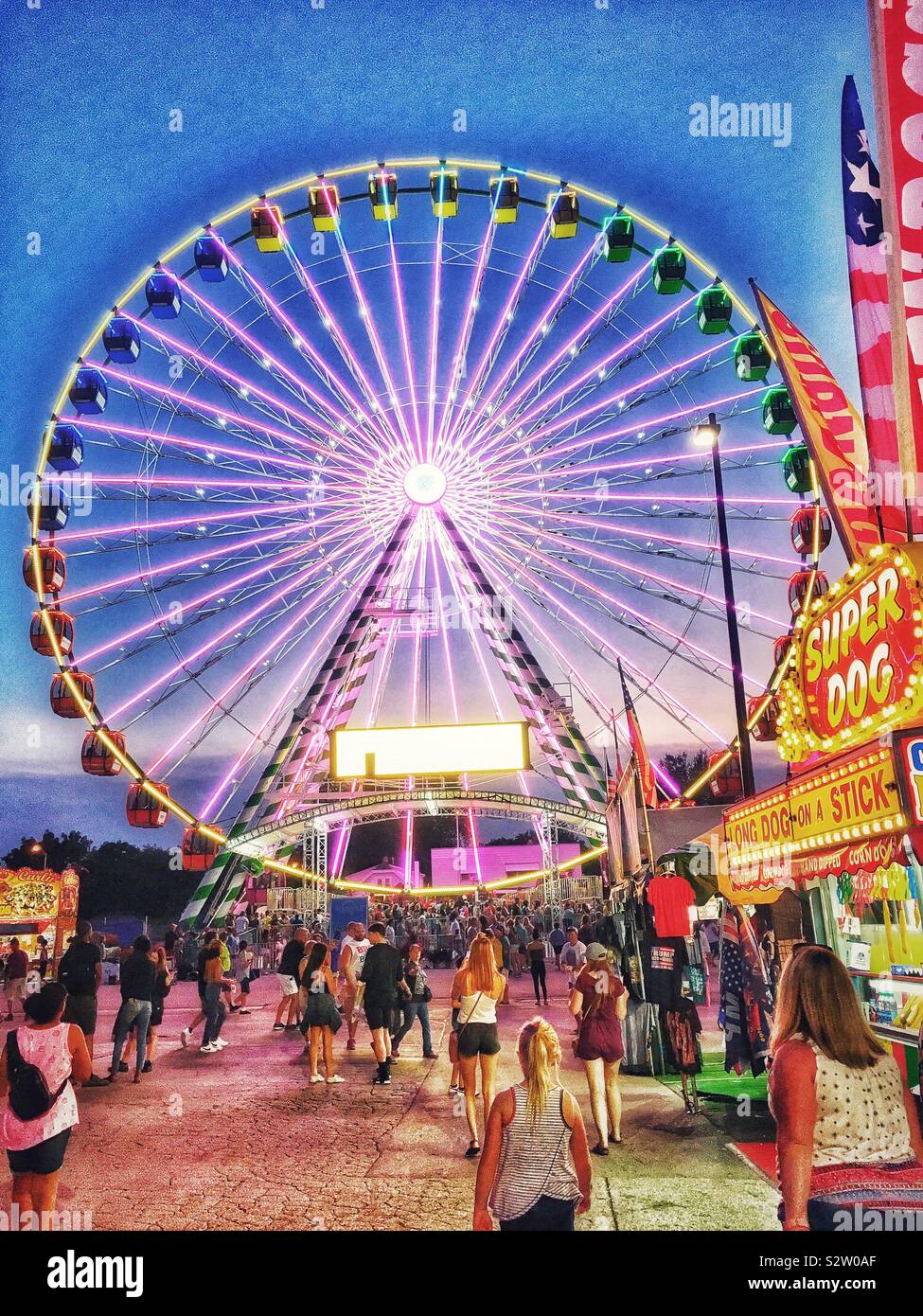 WonderFair Wheel, world’s largest traveling Ferris wheel at Wisconsin ...