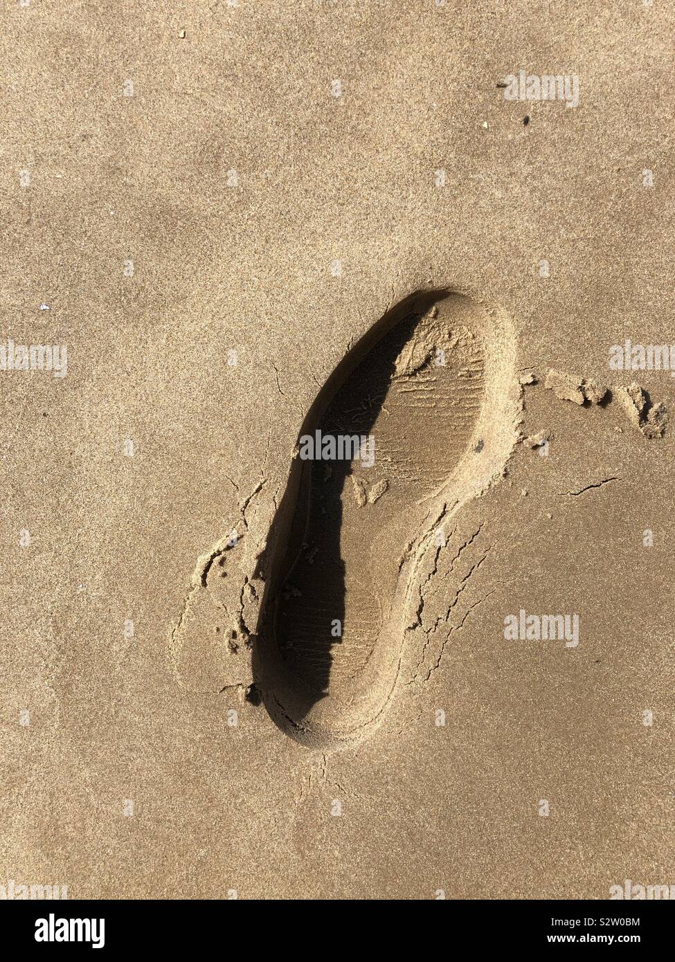 Left footprint hi-res stock photography and images - Alamy