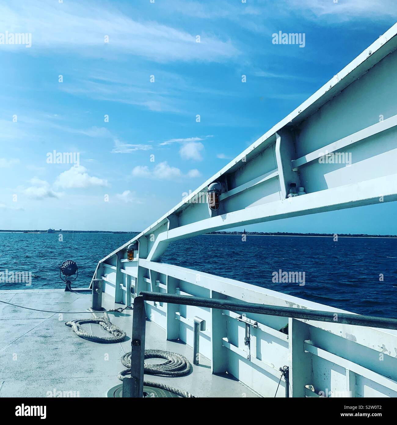 View from a ferry boat Stock Photo - Alamy