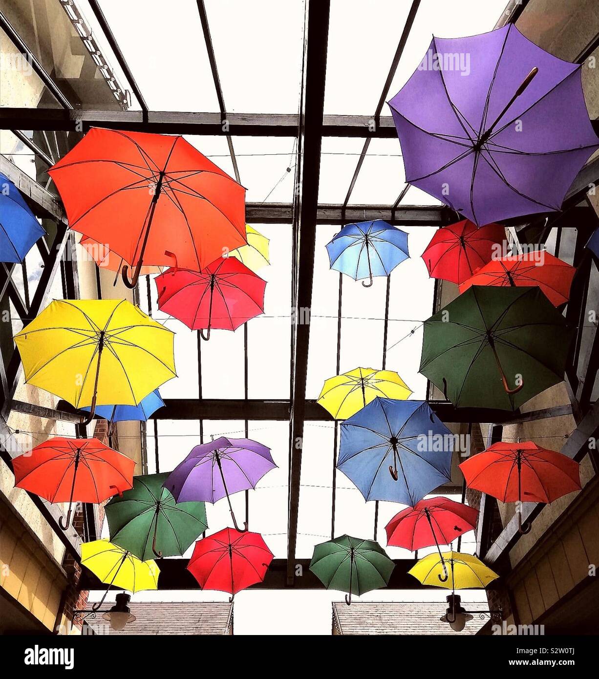 Umbrellas as a art display hi-res stock photography and images - Alamy