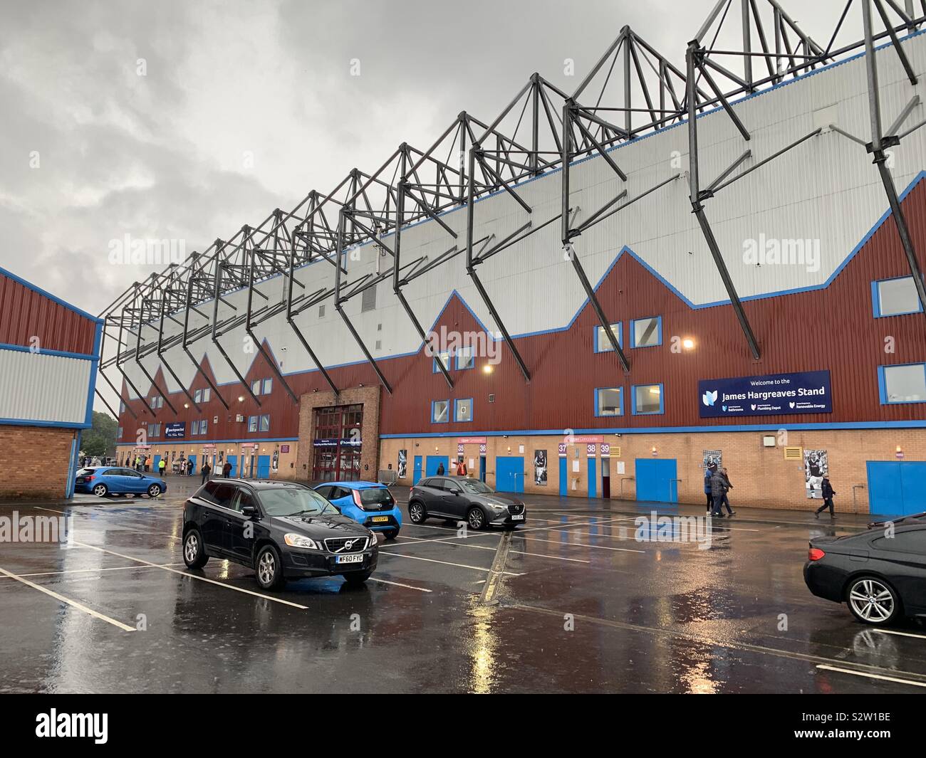 Outside of Turf Moor, Burnley Stock Photo - Alamy