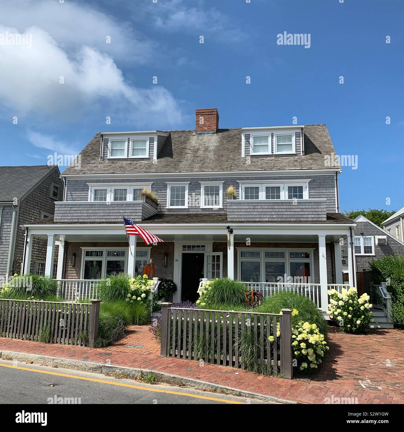 A home on the island of Nantucket, Massachusetts, United States Stock ...