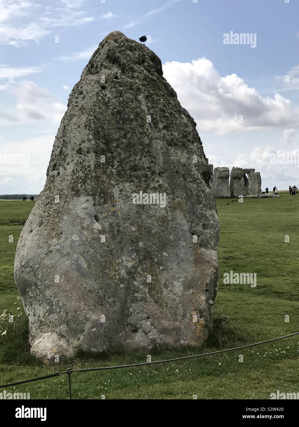 The mysterious Stonehenge Heel Stone Stock Photo - Alamy