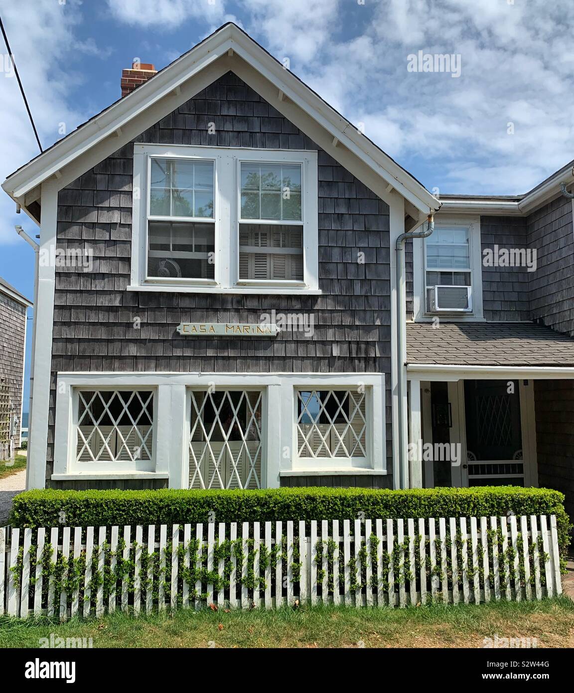 A home in the town of Siasconset, Nantucket Island, Massachusetts ...
