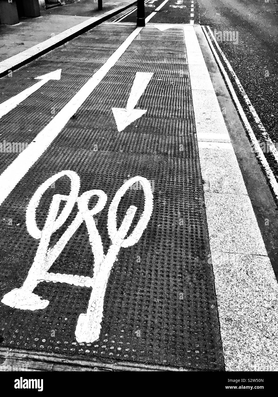 Road safety london Black and White Stock Photos & Images - Alamy