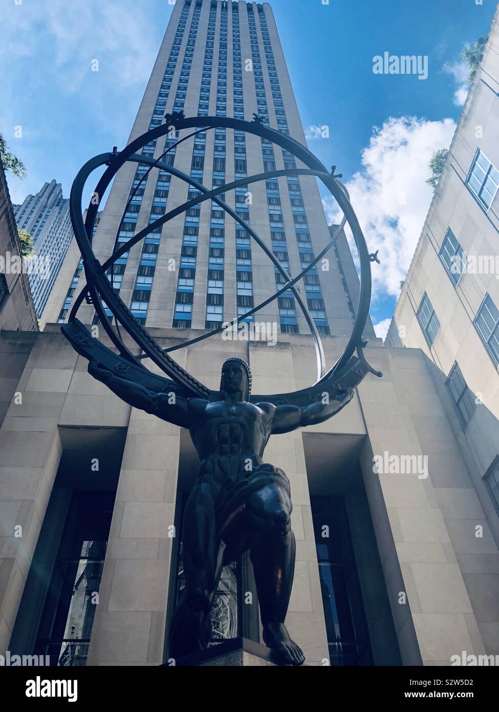 Usa new york atlas rockefeller center fifth avenue nyc manhattan hi-res ...