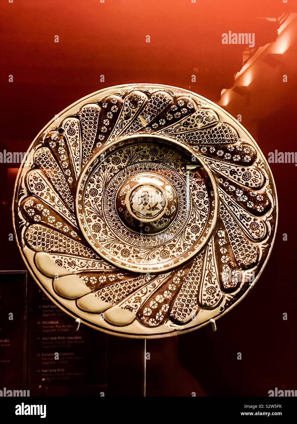 Ceramic plate. The National Museum of Ceramics and Decorative Arts ...