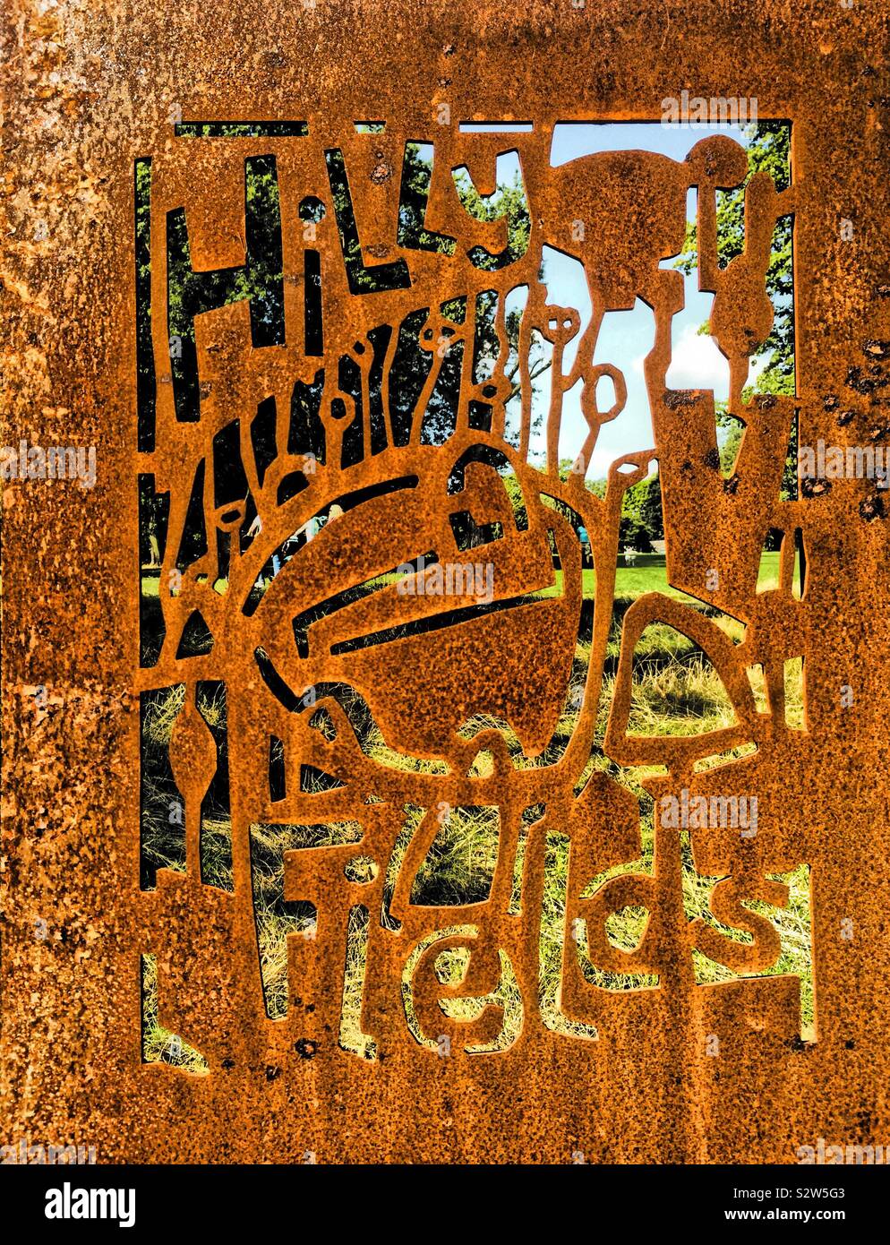 Hilly fields park hi-res stock photography and images - Alamy