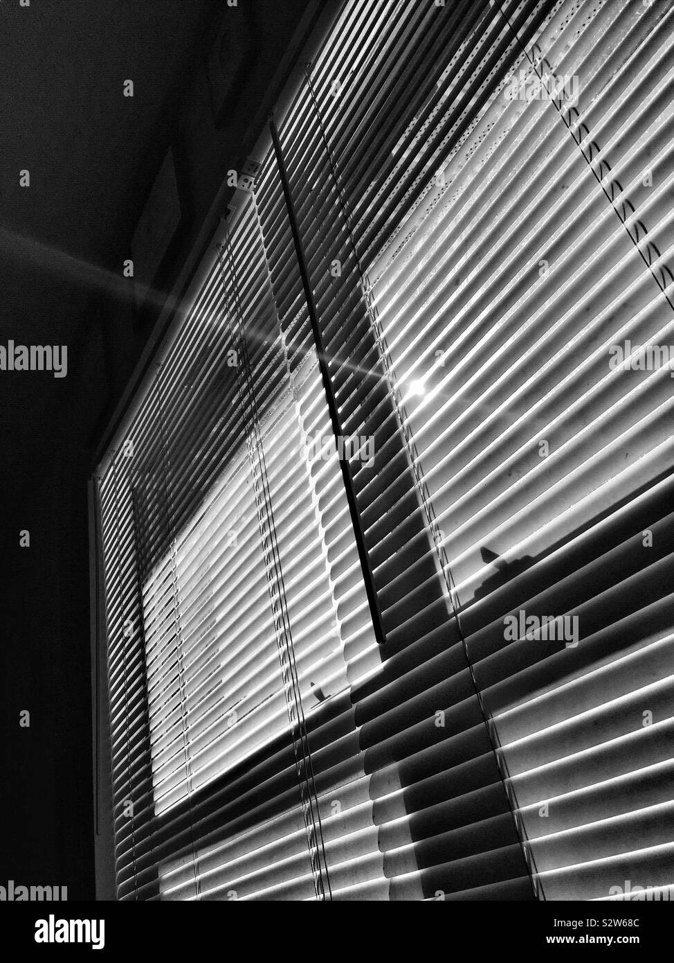 Sunlight through window Black and White Stock Photos & Images - Alamy