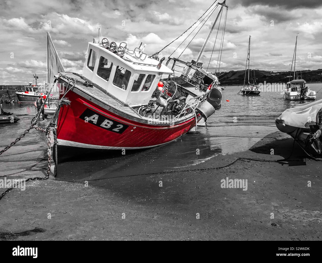 Welsh fishing boat hi-res stock photography and images - Alamy