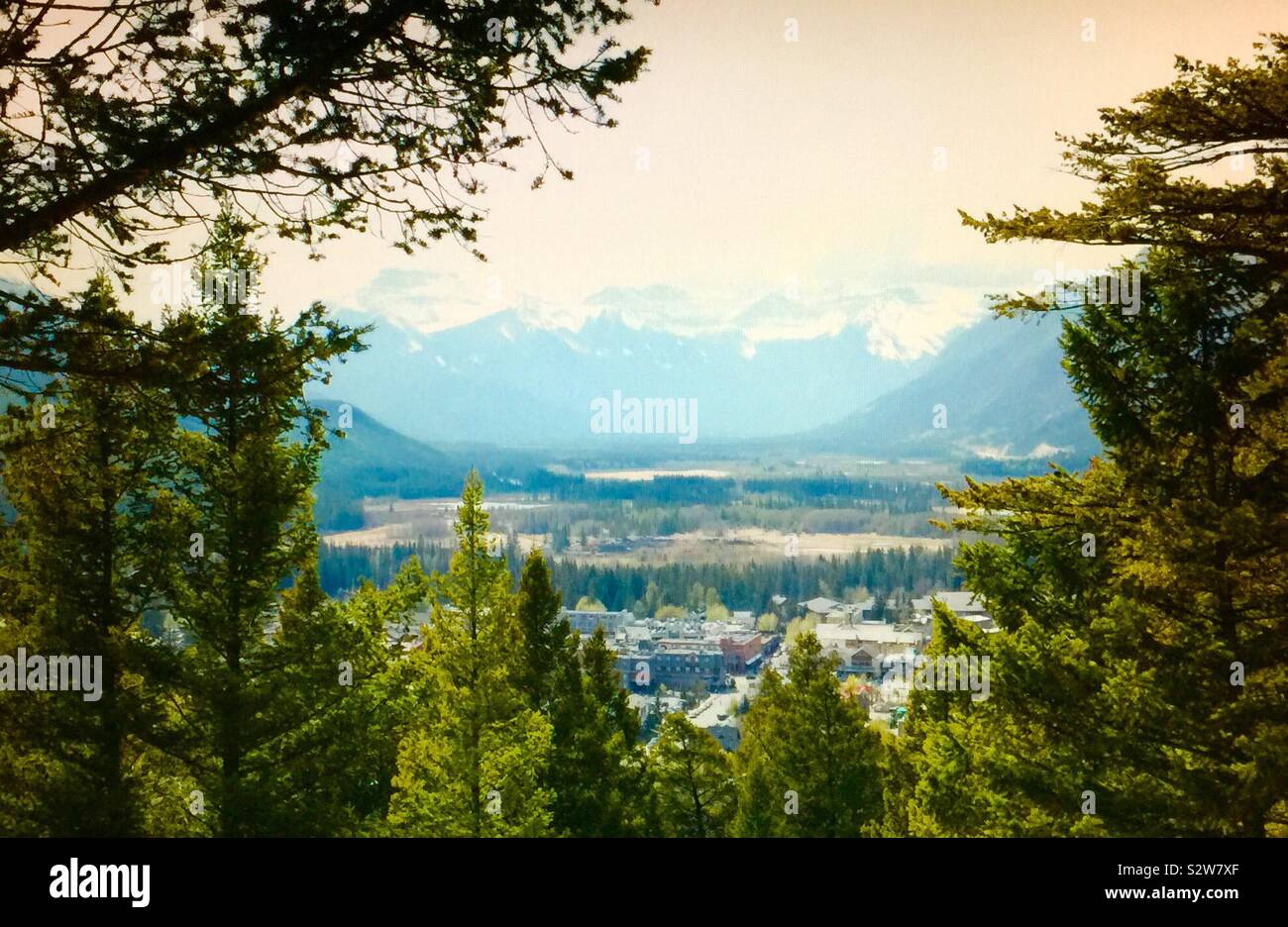 Town of Banff, Alberta, Canada Stock Photo - Alamy