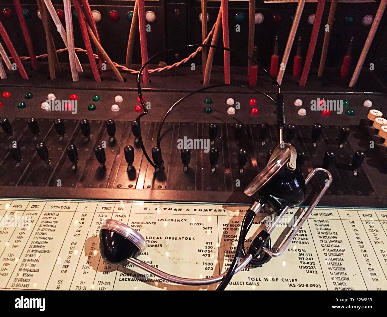 Telephone switchboard hi-res stock photography and images - Alamy
