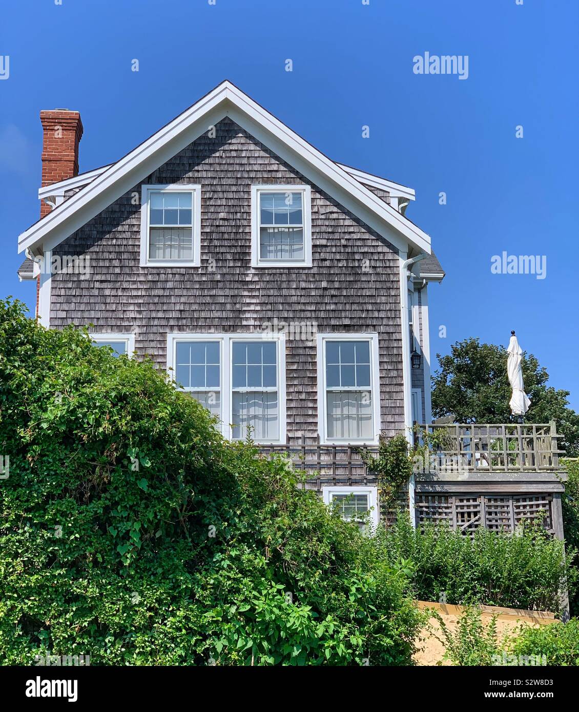 A home in the town of Siasconset, Nantucket Island, Massachusetts ...