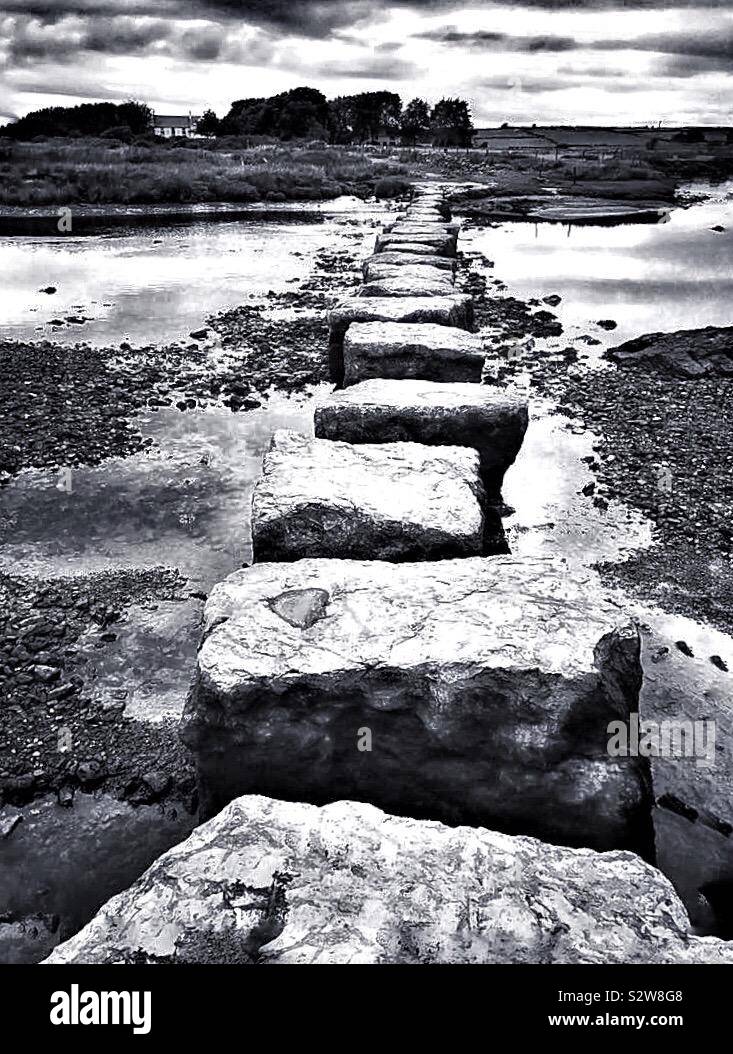 Anglesey stepping stones hi-res stock photography and images - Alamy