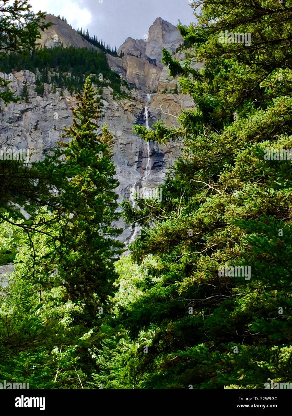 Cascade Falls, Banff National Park, Alberta, Canada Stock Photo - Alamy