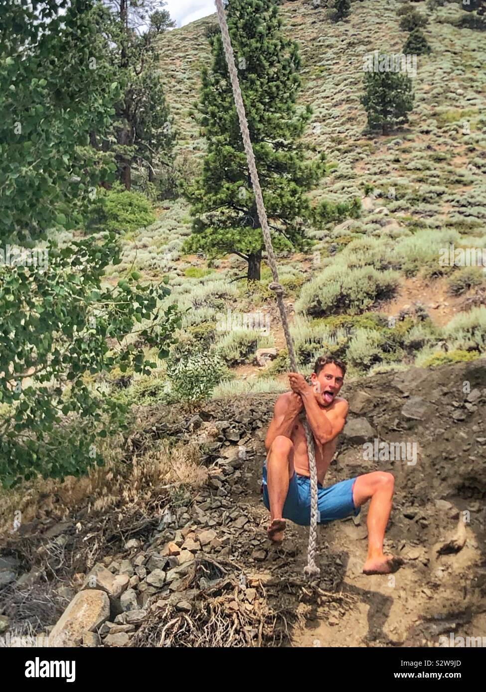 Man jump rope hi-res stock photography and images - Alamy