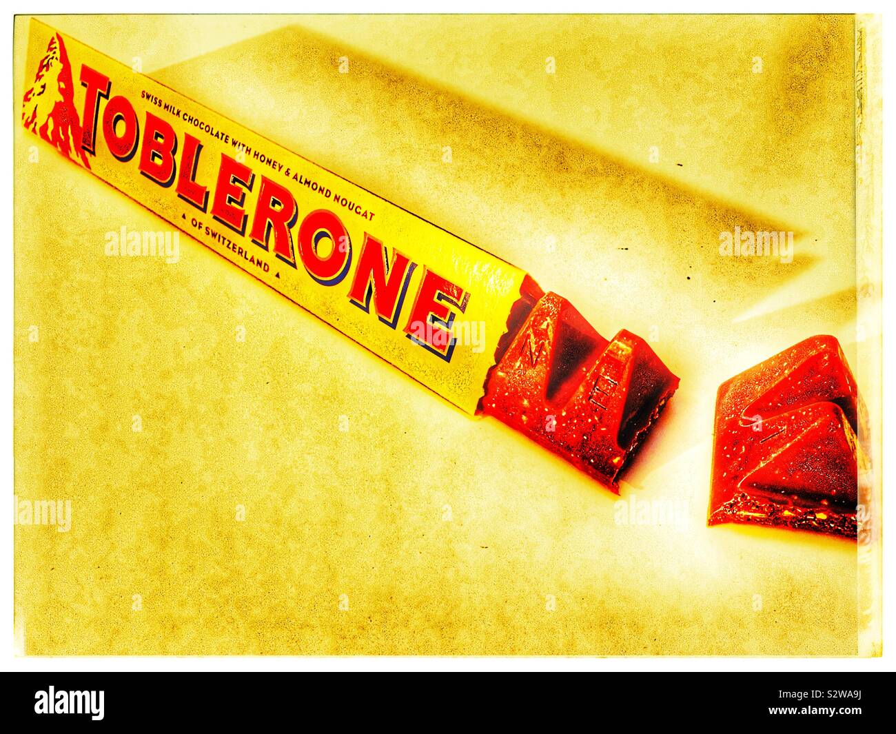 Toblerone chocolate bar Stock Photo - Alamy