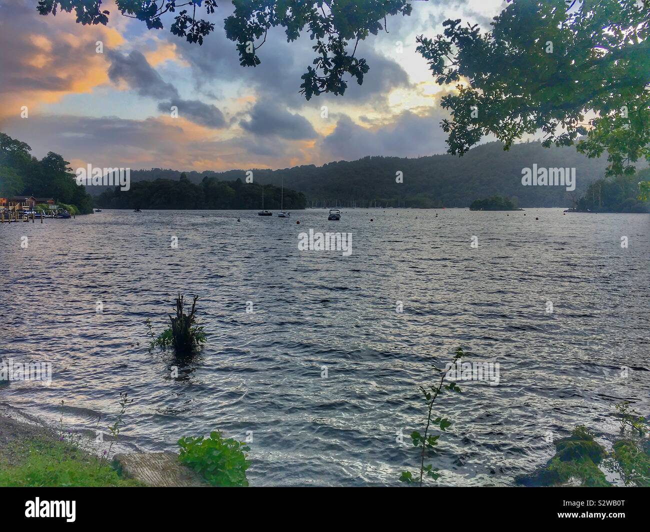 Lake windermere sunset hi-res stock photography and images - Alamy
