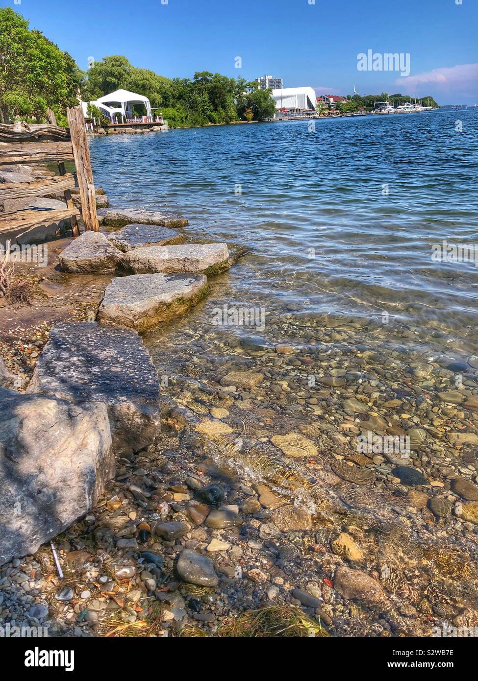 The waterfront on the shores of Lake Ontario in Toronto Stock Photo - Alamy
