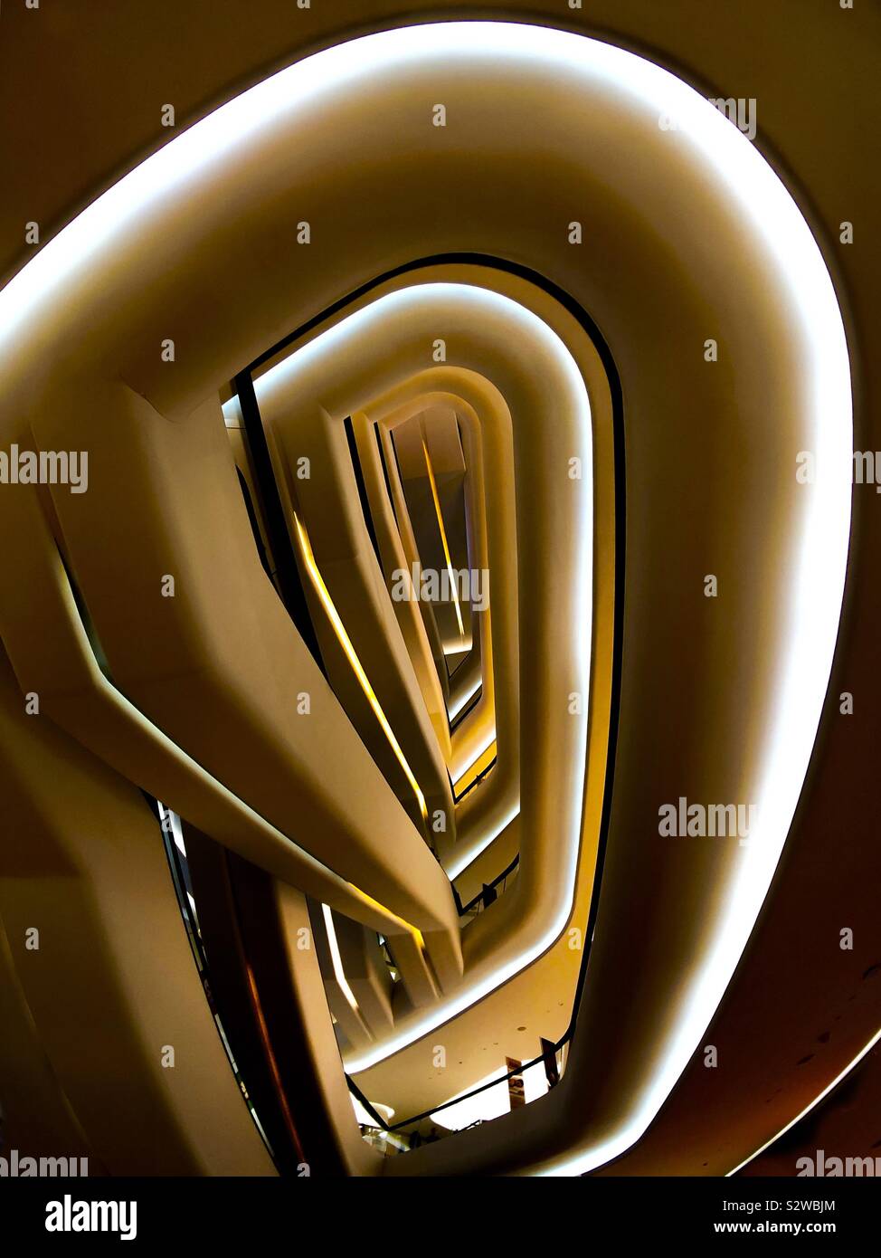 Architectural levels within a building Stock Photo - Alamy