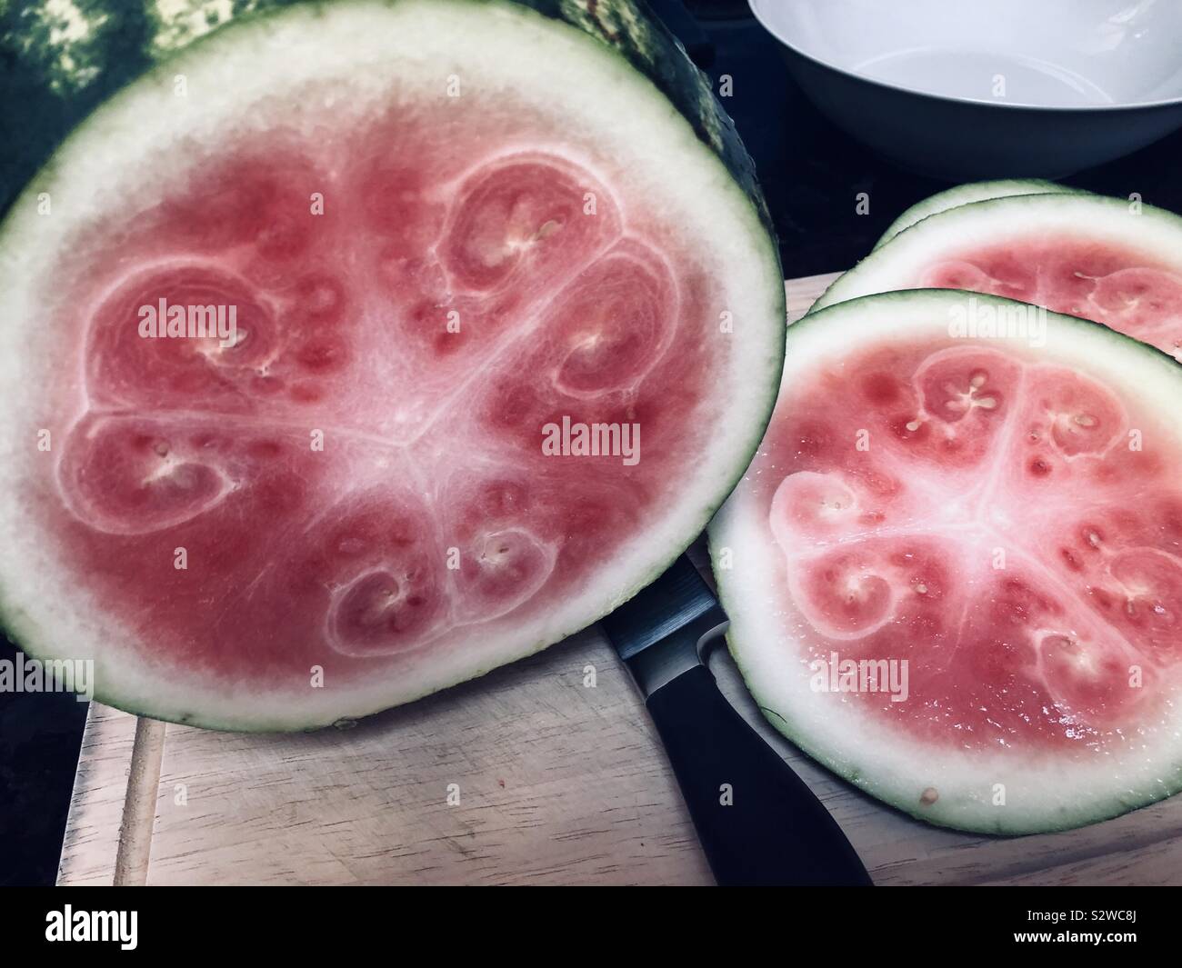 Watermelon cut open hi-res stock photography and images - Alamy