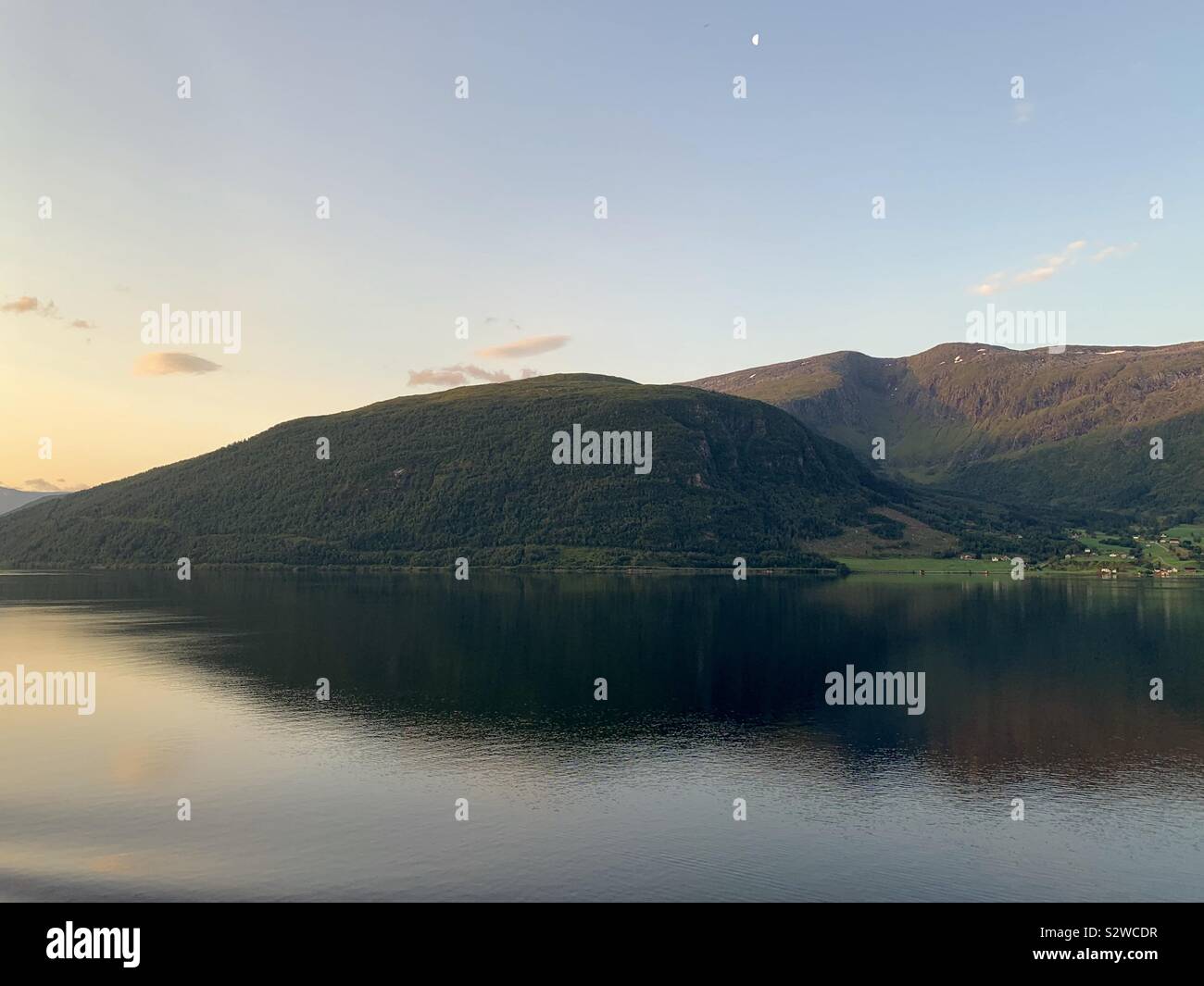 Peaceful early morning in the Norwegian Fjords Stock Photo - Alamy
