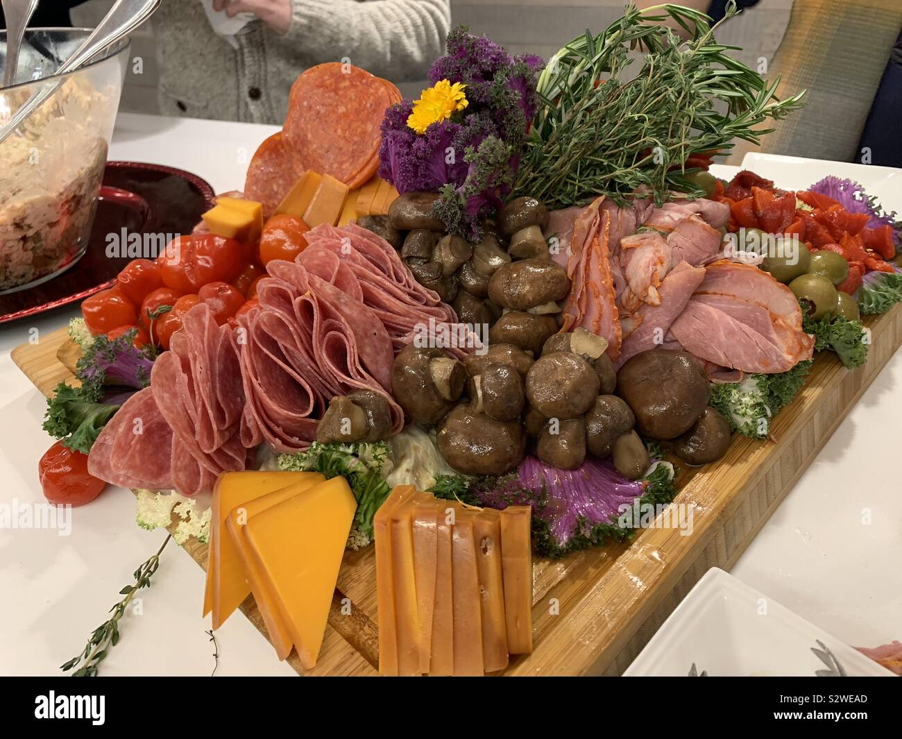 Holiday Party Charcuterie Platter Stock Photo Alamy